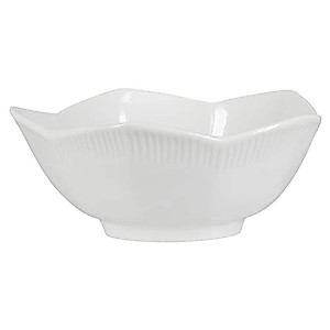 BIA Cordon Bleu Porcelain Lotus Bowls, One Size, White (900138S6SIOC)