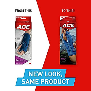 ACE Night Wrist Sleep Support, Adjustable, Blue, Helps Provide Relief from Symptoms of Carpal Tunnel Syndrome, and other Wrist Injuries