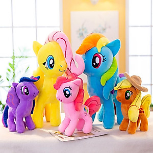 Little Horse Plush Toy 50cm Friendship Movie Feature Character Doll Action Figure Model Toy (Fluttershy)