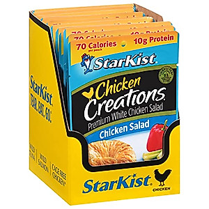 StarKist Chicken Creations, Chicken Salad, 2.6 oz Pouch (Pack of 12)