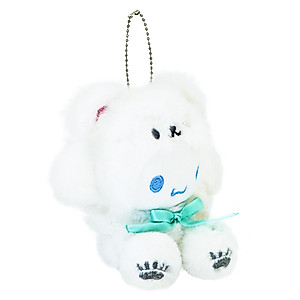 COAQAC Kawaii Cartoon White Bear Cross-Dressing Series Plush,Soft Plush Doll Cute Soft Toys, Plush Pillow Stuffed Animals Toy Birthday Gifts for Girls Kids (White Bear-D, 4in)