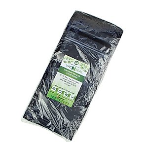 Black and Clear Food Sealer Freezer Bags for Storing Fish, Vegetables, Meat, Grains, Fruit, Nuts, and Cereal, Great Choice for Sous Vide Cooking (6" x 10")