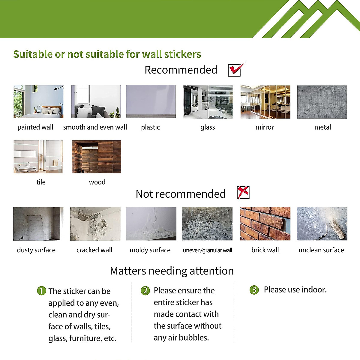 funlife 13Pcs Scandinavian Style Peel and Stick Vinyl Stair Riser Decals Stickers, 39.37"x7.09" White Herringbone