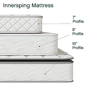Classic Brands Decker 10-Inch Pillow Top Innerspring Mattress, King | Bed in a Box