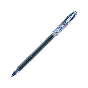 PILOT 14002 Rollerball Gel Pen,.7Mm,Nonrefillable,Clear Barrel,Blue Ink