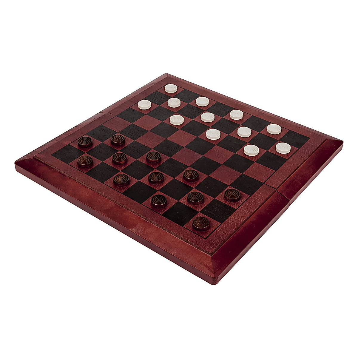 Spin Master 6061068 Wood Chess, Checkers, and Backgammon Board Game Set