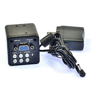 Microscope Accessories Kit for Adult 2MP VGA High Definition High Speed 2 Million Microscope Camera Industrial Camera for Mobile Phone Maintenance Digital Camera Accessory