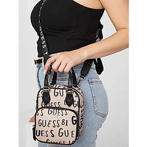 GUESS Factory Logo Print Nylon Crossbody
