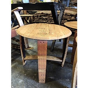 Wine Barrel Side Table