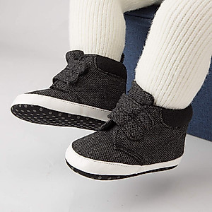 Babelvit Baby Boys Girls Loafers Oxford Shoes Lace Up Sneakers First Walking Shoes PU Leather Moccasins Soft Rubber Sole Boots Unisex Ankle Strap Infant Toddler Newborn Outdoor Sporty Crib Dress Shoes