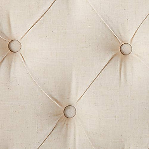 Christopher Knight Home Lidia Tufted Fabric Headboard, Queen / Full, Beige