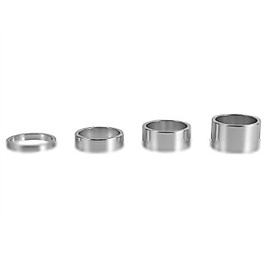 DEWIN 4 PCS Bicycle Headset Spacer Bike Handlebar Stem Spacers Aluminum Alloy Headset Stem Spacer Set Fit 28.6mm Bicycle Front Stem 5MM 10MM 15MM 20MM