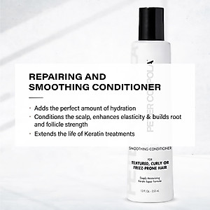 PETER COPPOLA Total Repair Conditioner - Keratin Protein - Repairs Damaged Hair - Color Safe - Keratin Aftercare Conditioner For Daily Use - Healthy Strong Hair (12 Fl Oz)