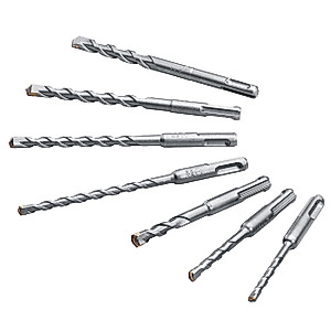 Bosch 2609255543 SDS-Plus Hammer Drill Bit Set (7 Pieces)