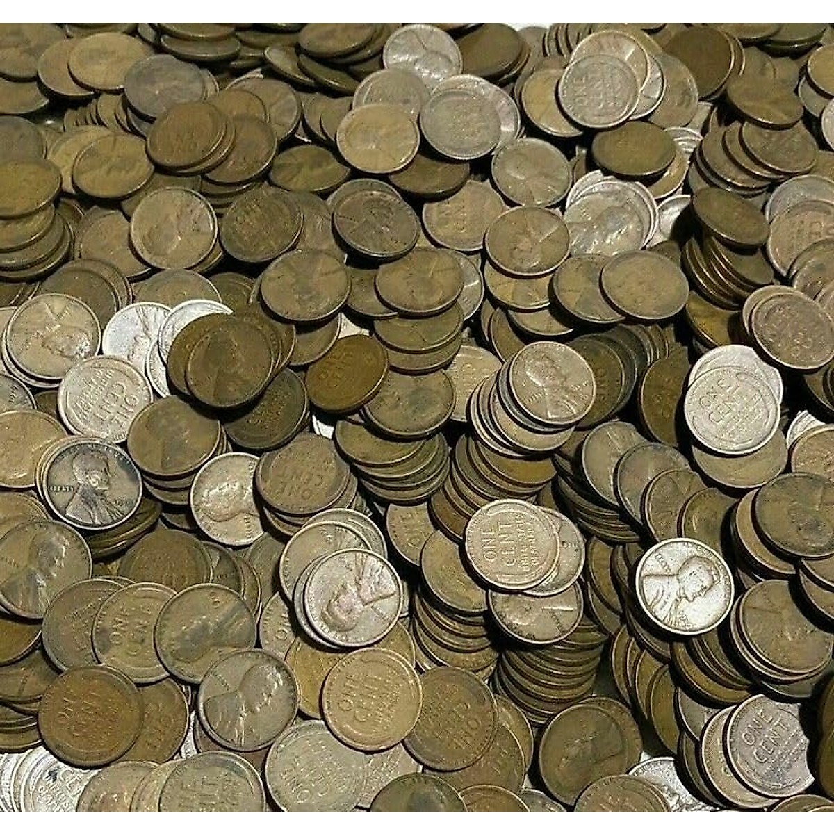 1909-1958 US Mint Wheat Penny Shot Gun Roll w/Indian Head Cent End Penny Seller Good or Better