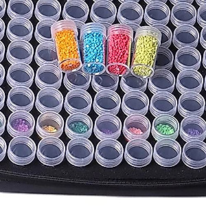Diamond Painting Container Storage with 20 Bottles/88 Bottles, Jewelry Container Tool Box for Beads, Rhinestones