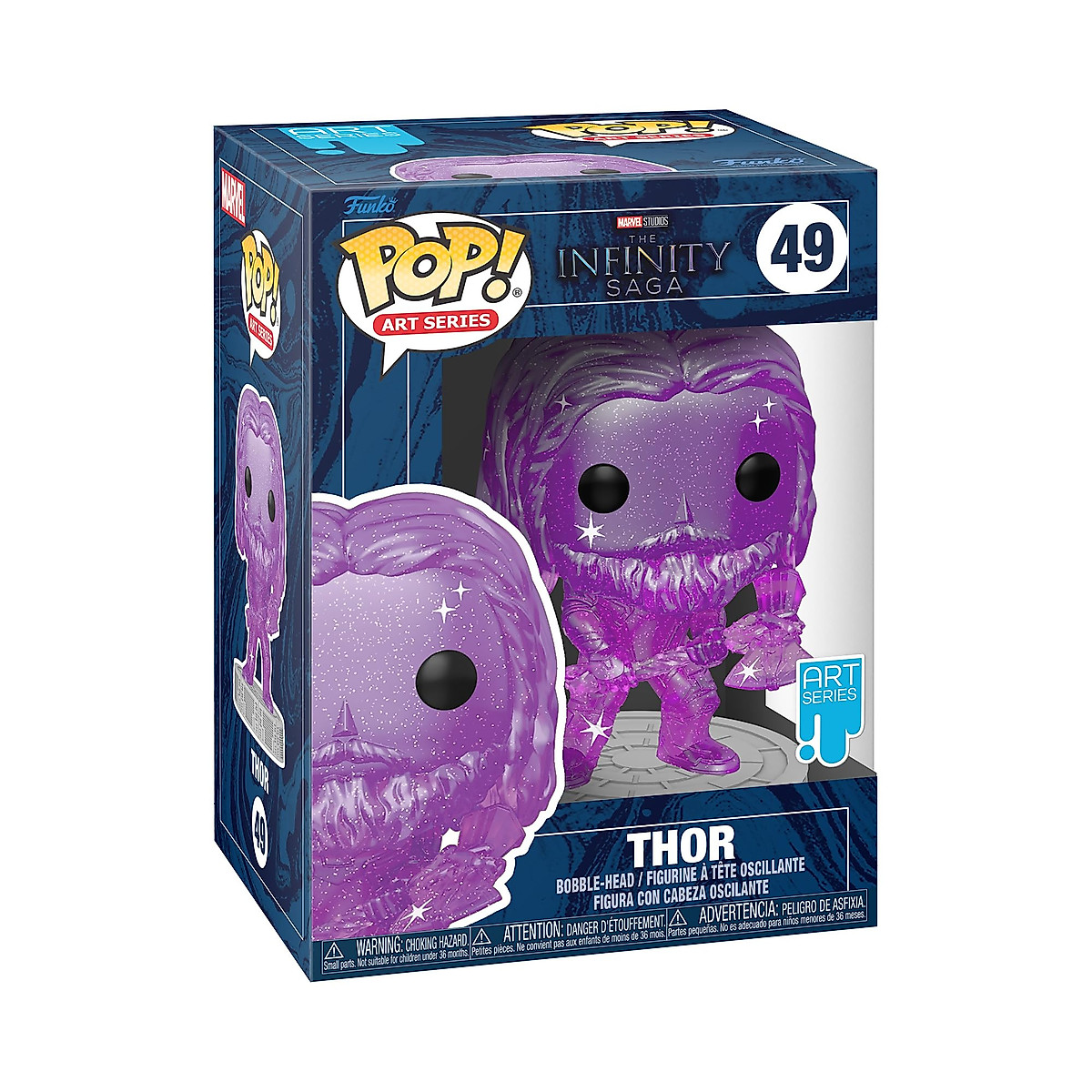 Funko POP Artist Series: Marvel Infinity Saga - Thor, Multicolor, (57618)
