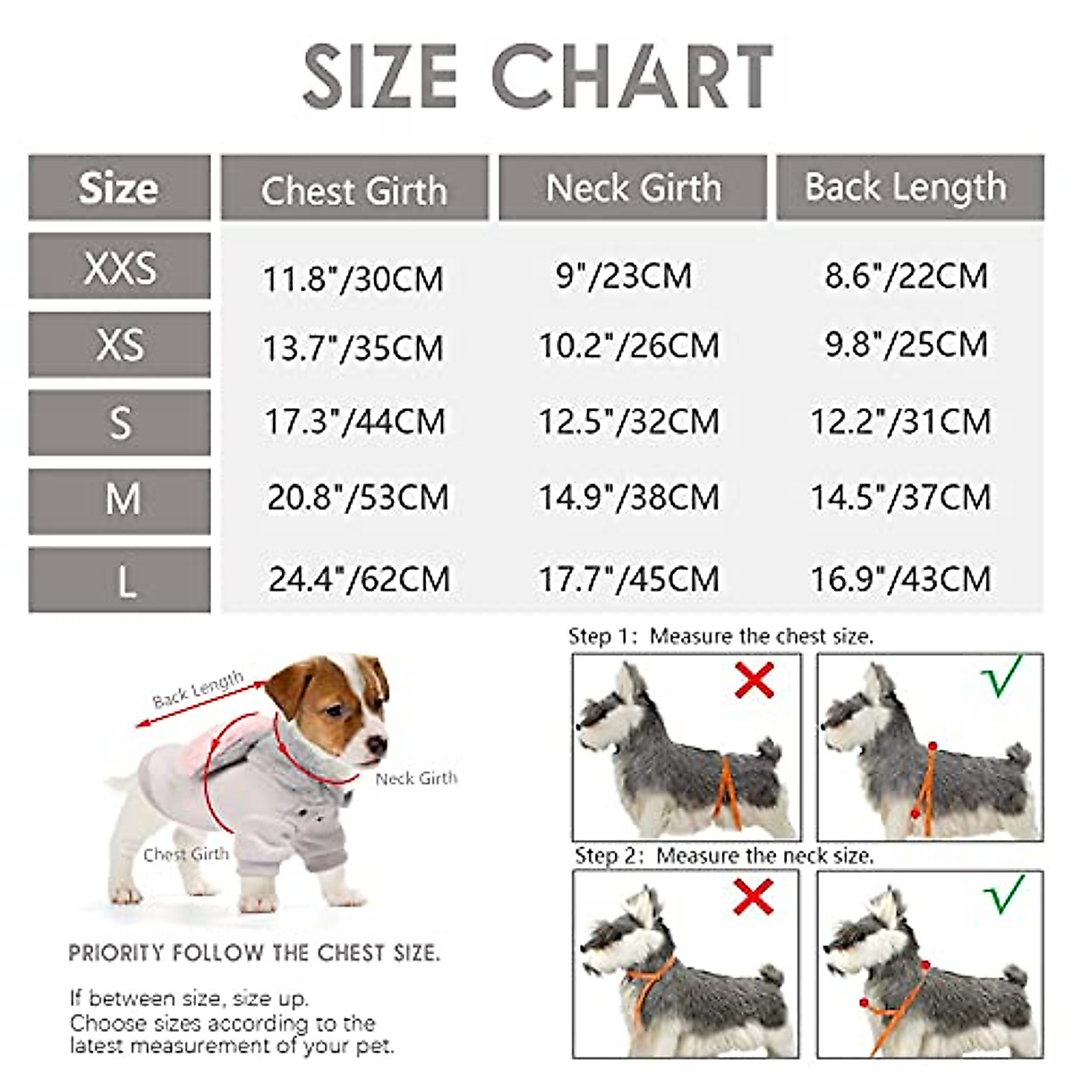 ROZKITCH Plush Dog Hoodie for Small Medium Dog Boy Girl, Carton Rabbit Bunny Style Soft Pet Costume Sweater Coat for Spring/Autumn/Winter Cold Weather Puppy Halloween Christmas Outfit with Leash Hole