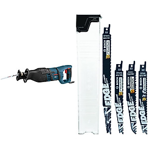BOSCH RS428 14 Amp Reciprocating Saw,Blue&BOSCH 6 Piece Edge Reciprocating Saw Blade Set RSE006