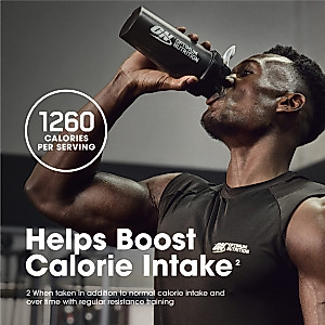 Optimum Nutrition Serious Mass, Weight Gainer Protein Powder, Mass Gainer, Vitamin C and Zinc for Immune Support, Creatine, Chocolate, 12 Pound (Packaging May Vary)