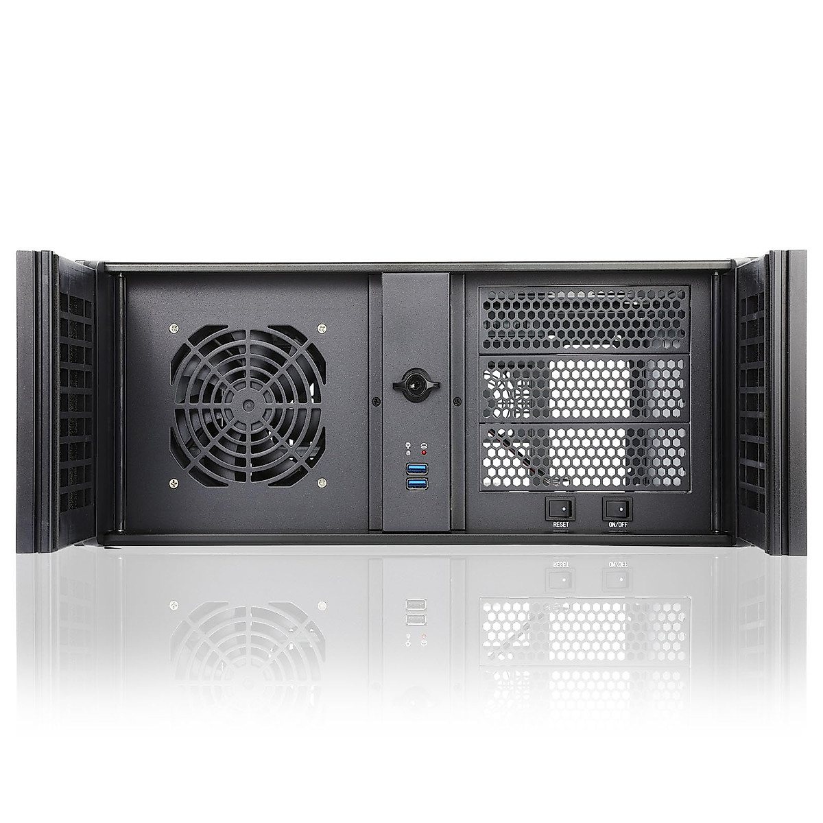 RackChoice 4U Rackmount Server Chassis with 3x5.25 Front Bays+7x3.5 +3x2.5 Drive Bays