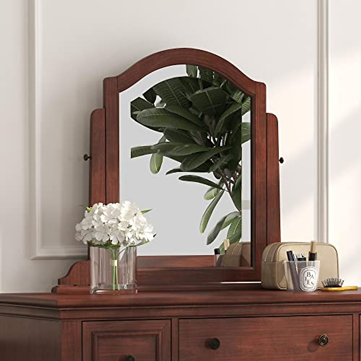 Lafayette Cherry Vanity Table and Bench by Home Styles