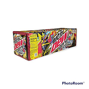 Pepsi Co Mountain Dew Spark, the Dew with a blast of Raspberry Lemonade by Munchie Box (Pack of ( 12 ) Cans 12 oz Spark Zero)