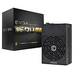 EVGA SuperNOVA 1600 G2 80+ GOLD, 1600W Fully Modular NVIDIA SLI and Crossfire Ready 10 Year Warranty Power Supply 120-G2-1600-X1