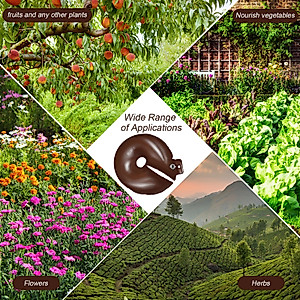 6 Pieces Tree Watering Ring Tree Watering Bag 15 Gallon 20 Gallon PVC Planting Water Bag Slow Release Drip Irrigation Ring Round Reusable Automatic Watering Bag for Trees Shrub Planting