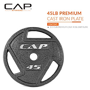 CAP Barbell Olympic Grip Weight Plate Collection