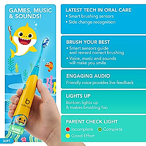 BriteBrush™ - Interactive Smart Kids Toothbrush featuring Baby Shark