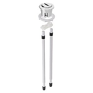 KOHLER 1266856-CP 38m Push Button Actuator Kit Part, 1 Count (Pack of 1), Polished Chrome