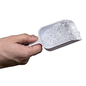 Luma Nugget Countertop Ice Maker, 44 lbs in 24 Hours, Black Stainless Steel Ice Machine, Perfect for Home Bar, Kitchen Countertop, RV, Home Office