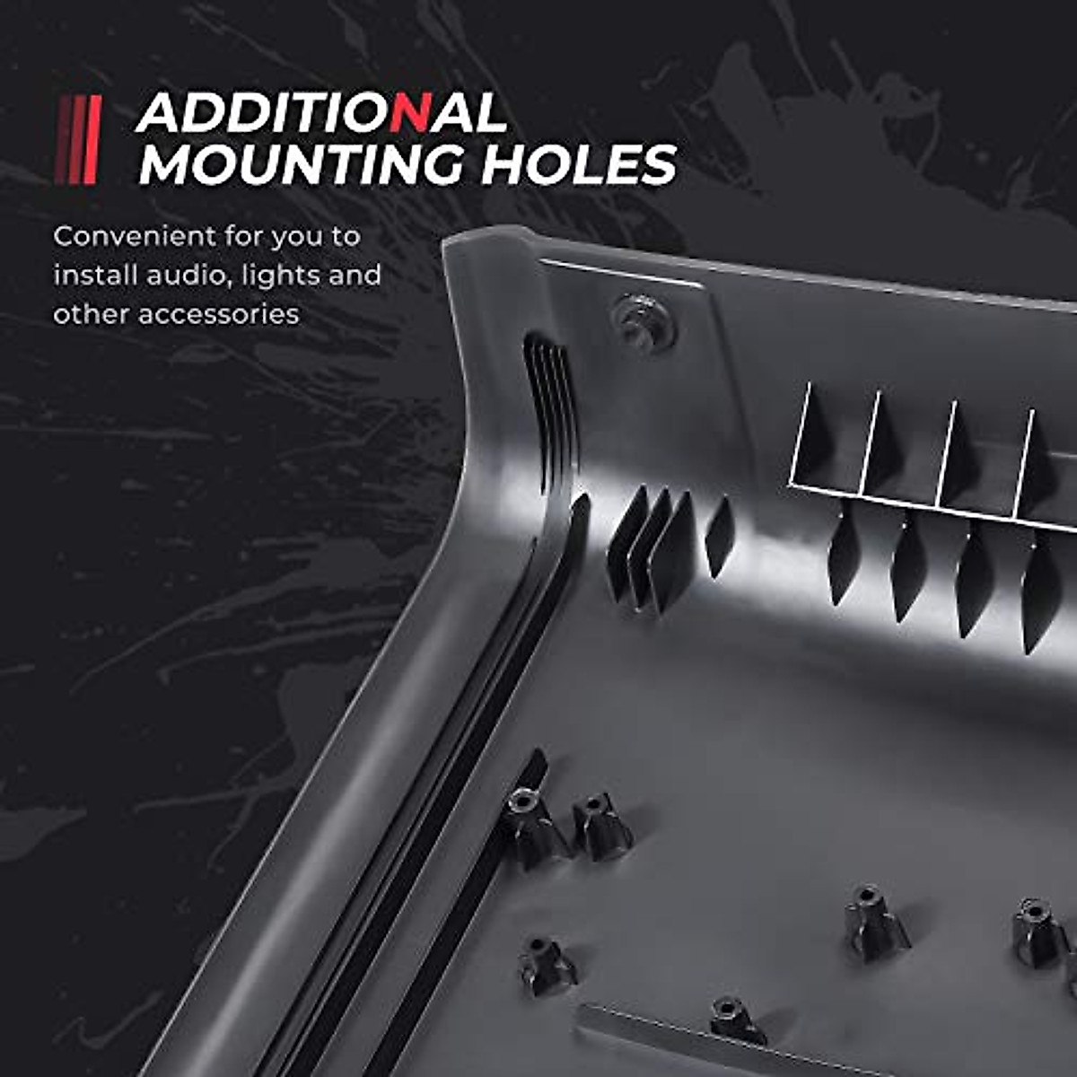 KEMIMOTO Roof Top Hard Combination Sport Roof Top Compatible with Polaris Ranger XP 900/ 1000/ XP 1000/ 570 3-Seat Roof (NOT Fit 2016+ Full Size 570 Roll Bar Cage)