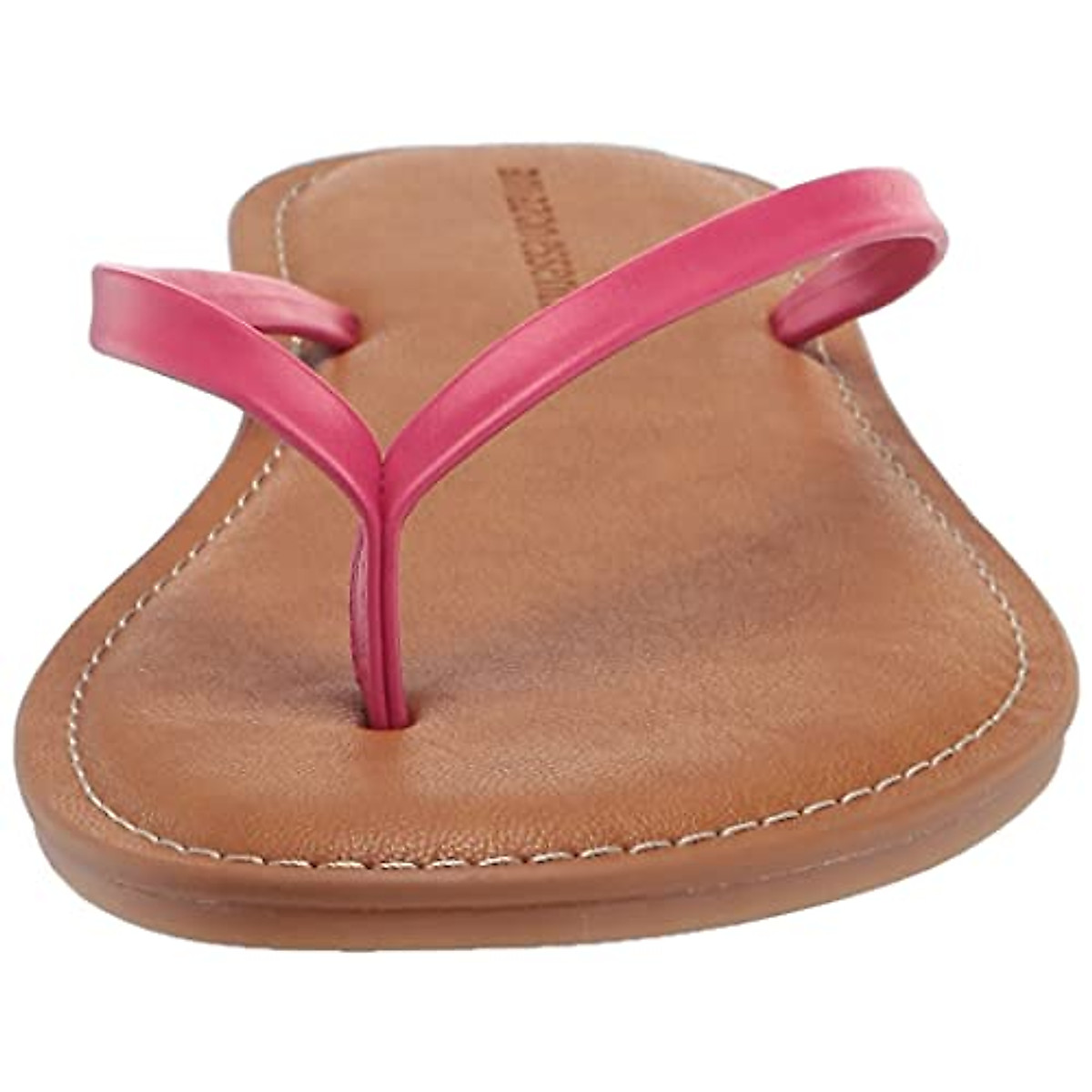 Amazon Essentials Women's Thong Sandal, Bright Pink, 7