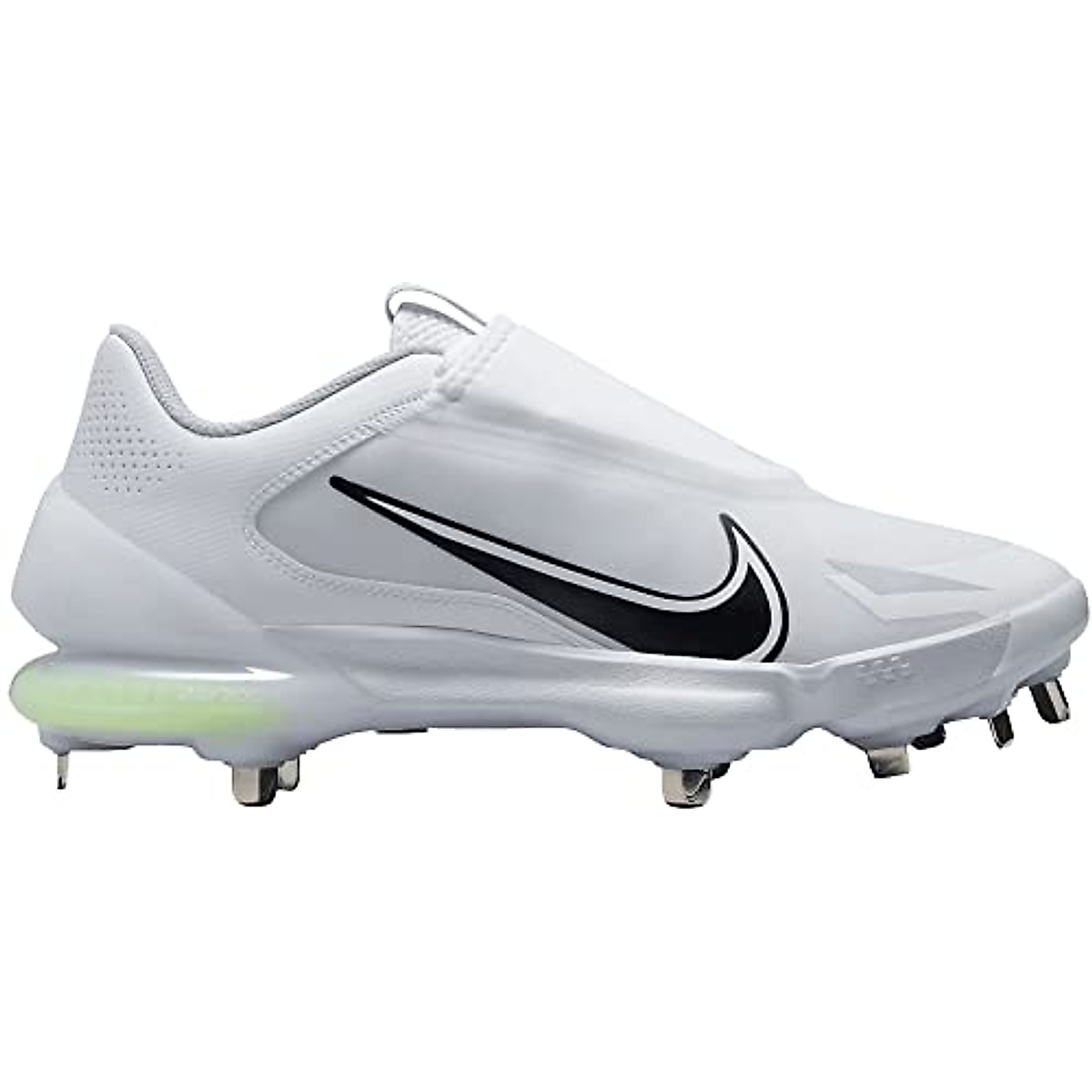 Nike Force Zoom Trout 8 Pro CZ5915-100 White-Black Men's Metal Baseball Cleats 13 US