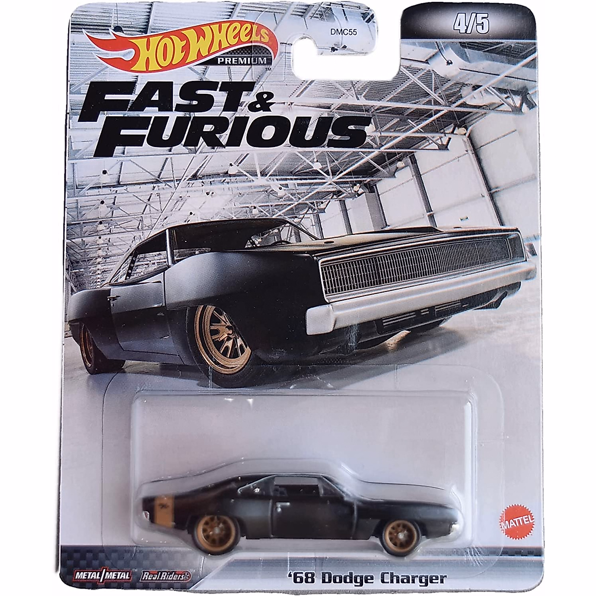 Hot Wheels '68 Dodge Charger, Fast & Furious 4/5