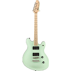 Squier Contemporary Active Starcaster Electric Guitar, with 2-Year Warranty, Surf Pearl, Maple Fingerboard, None Pickguard