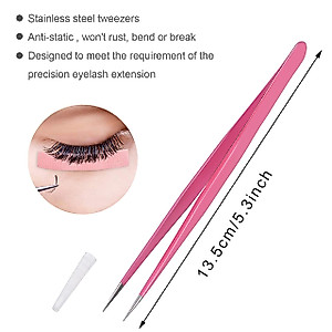 Etercycle 6 Rolls Lash Extension Tape, Eyelash Tape Micropore Breathable Adhesive Fabric Lashes Tape for Eyelash Extension Supply Tools, 1/2'' x 10 Yards Each Roll (Pink)