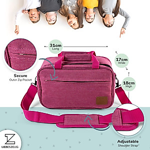 Liebeszeug – Carrying Case for Toniebox Starter Set | Compact Tonies Storage Travel Bag | Fits Tonie Box, Creative Tonie Figures & Characters, Charger, Headphones & More | Designed in Austria