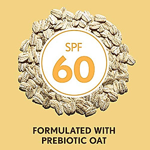 Aveeno Protect + Hydrate Moisturizing Body Sunscreen Lotion With Broad Spectrum Spf 60 & Prebiotic Oat, Weightless, Paraben-free, Oil-free & Oxybenzone-free, Pump Bottle, 12.0 ounces