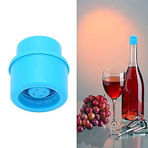 2 Pcs Silicone Wine Stopper, Wine Stopper for Wine Bottles Reusable Wine Bottle Cap Beer Sealer Cover Soda Carbonated Drink Bottle Stopper for Home Brewing Beer, Soft Drink, Wine Bottle, Beer Bottle