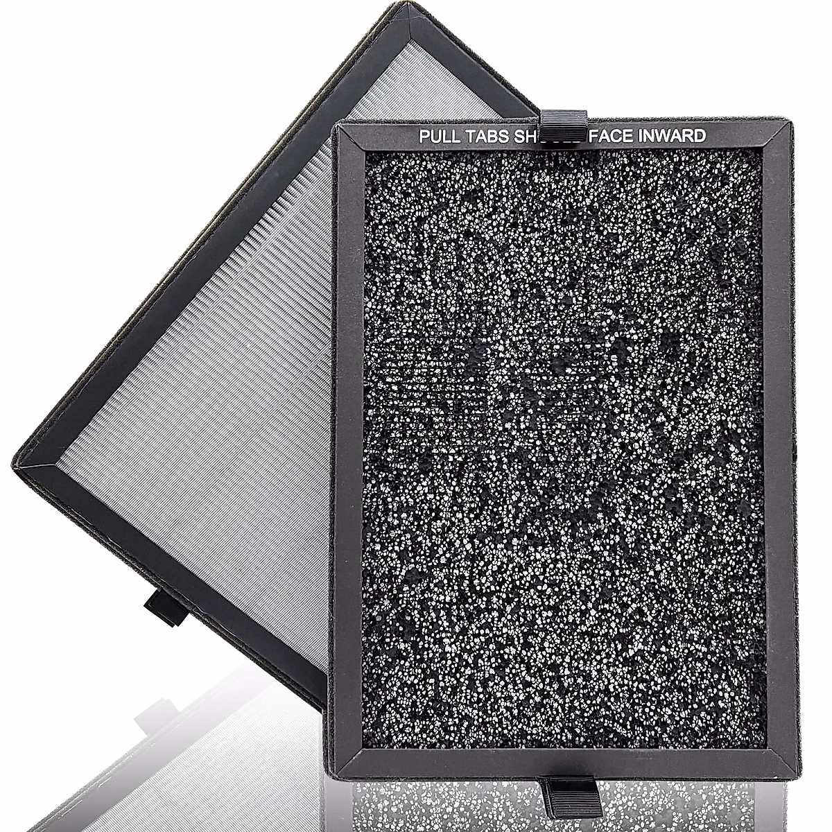 2 Packs KF250 H13 True HEPA Filter Replacement Compatible with Kenmore 1200e Series Air Purifier PM2010, for Rooms up to 1,500 Sq. Ft. 3-in 1 H13 True HEPA Filter