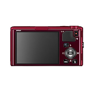 Nikon COOLPIX S9500 Wi-Fi Digital Camera with 22x Zoom and GPS (Red) (OLD MODEL)