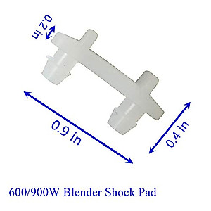 LONYE Rubber Bushing Shock Pad Fit for Nutribullet 600W 900W Blender NB-101B NB-101S NB-201(Pack of 6)