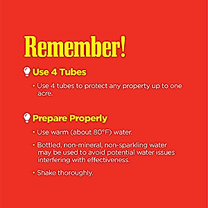 Spartan Mosquito Pro Tech - 1 Acre Pack 4 Tubes (2 Boxes) 100% American Made