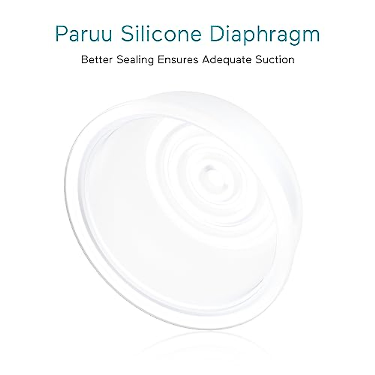 Paruu R12 Duckbill Valves & Silicone Diaphragm, R12 Original Breast Pump Parts, Wearable Breast Pump Replacement Accessories, 2 Pack Set