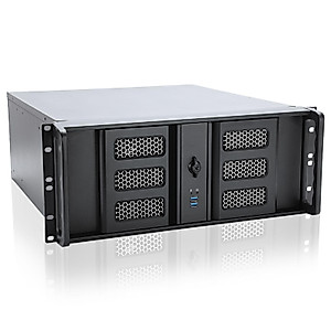 RackChoice 4U Rackmount Server Chassis with 3x5.25 Front Bays+7x3.5 +3x2.5 Drive Bays
