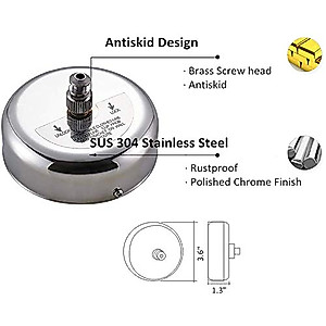 ITTA Round Retractable Clothesline with Adjustable Rope String Hotel Style Heavy Duty for Bathroom, Wall Mounted Laundry Drying Line for Shower, 9.3 Feets Indoor Clothes Line Washing Line