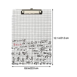 VOSAREA 2pcs Transparent Board Clip Document clipboard Office Supplies folders clipboard Standard Clip Sketch clipboard Clip hardboard Pocket Folder exam Paper Clips Acrylic Thin a4